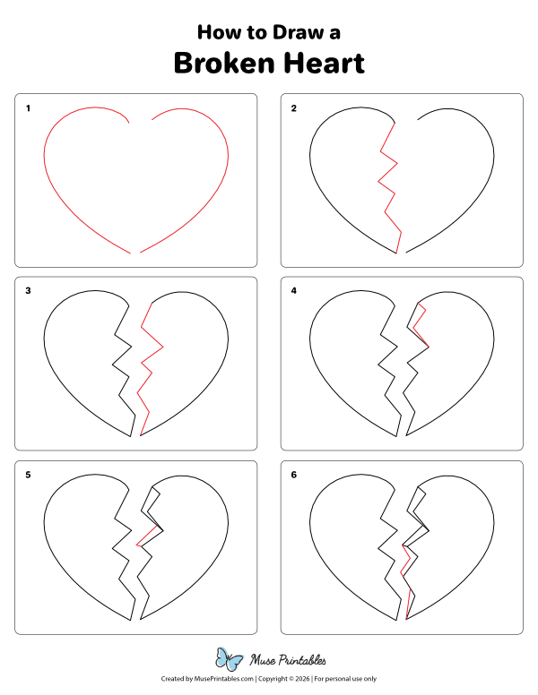 How to Draw a Broken Heart