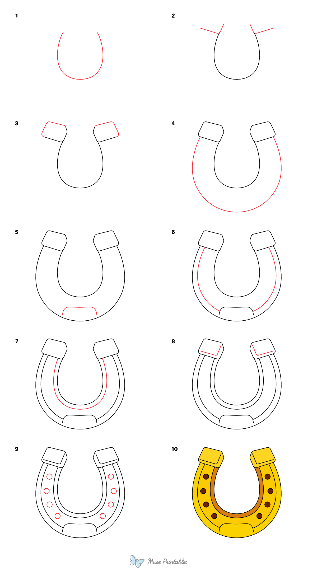 How to Draw a Horseshoe