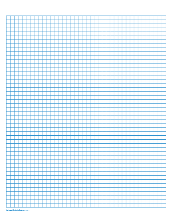 Printable 1 2 Cm Blue Graph Paper For Letter Paper