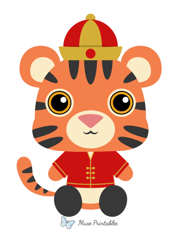 Printable Chinese New Year Tiger Photo Booth Prop